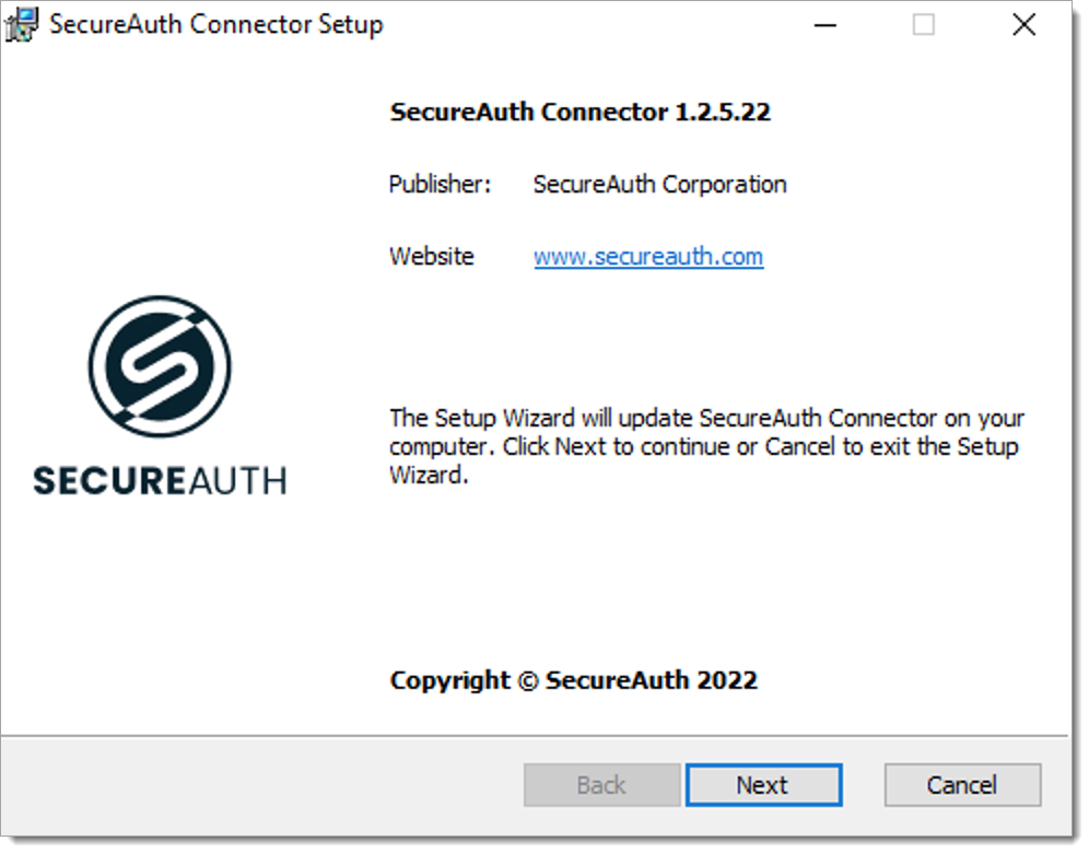 SecureAuth Connector update