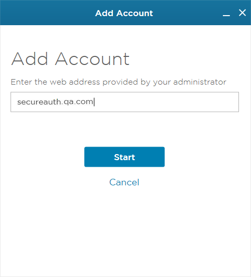 SecureAuth Passcode App for Windows