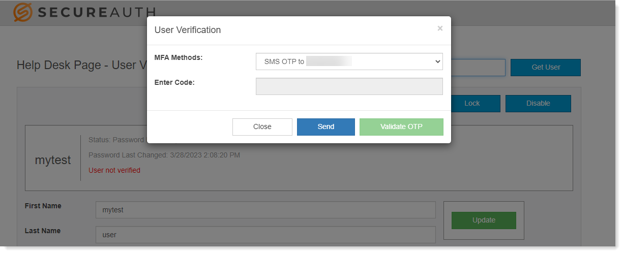 Help Desk User Verification Process